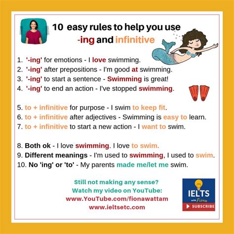 Ing Or Infinitive 10 Simple Rules And How To Learn Them English