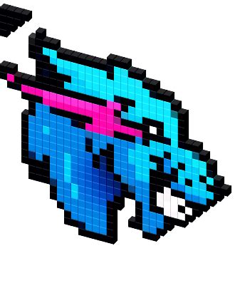 Mr Beast Logo Minecraft Pixel Art