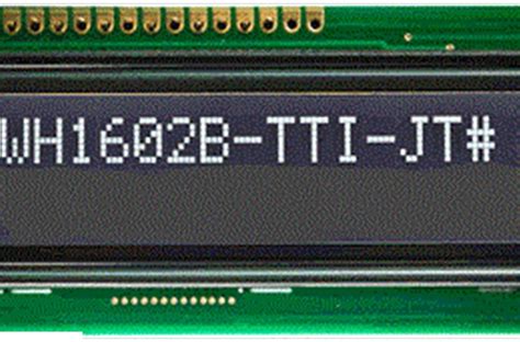 WH1602B-TTI-ET-WSR / WH1602B-TTI-ET# | Character LCD | Winstar – Texim ...