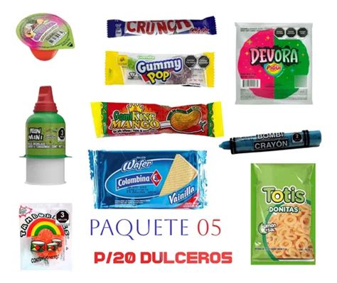 Paquete De Dulces Para Bolos Dulceros N En Venta En Iztapalapa Distrito Federal Por S Lo