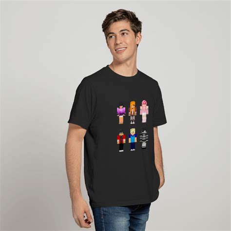 Aphmau Friends Minecraft Skins Sticker Pack Mystreet T Shirts Sold By