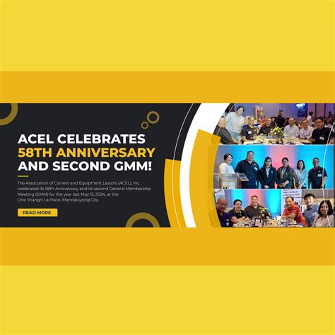 Acel Celebrates Its 58th Anniversary Together With Its Second Gmm Of