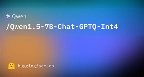 Qwen Qwen B Chat GPTQ Int At Main