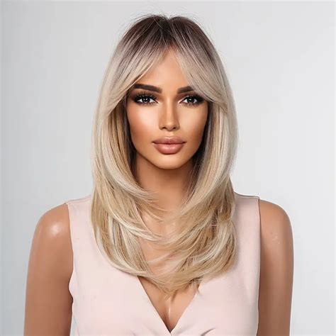 Short Ombre Brown Mixed Blonde Bob Wigs For Women Cute Bob Temu
