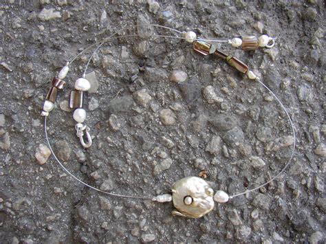 Naked Pearl Necklace Freshwater Pearls Abalone Coin Pear Flickr
