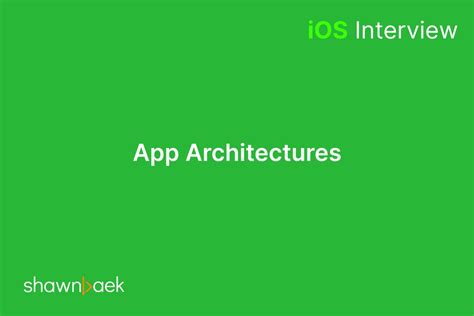 Ios App Architectures Shawn