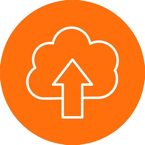 Cloud Uploding Vector Icon Design 16520492 Vector Art At Vecteezy