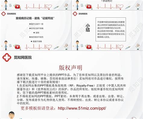 白色简约医院医疗护理不良事件上报系统培训ppt模板下载 觅知网