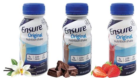 Ensure Original Nutrition Shake 12 Pack Milk Chocolate Vanilla