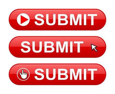 Submit Button Stock Vector Illustration Of Contest