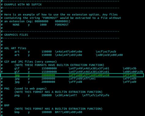 data carving with foremost