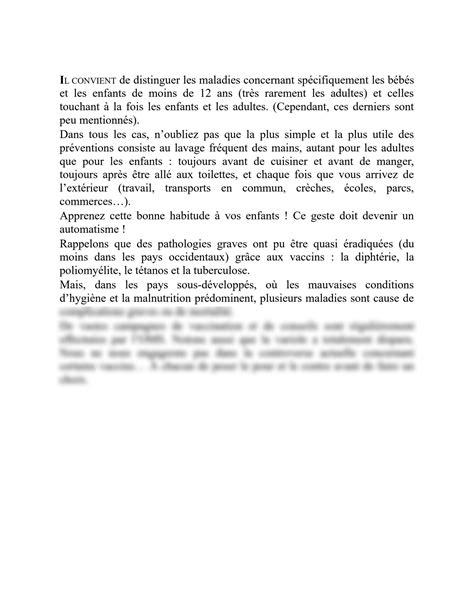 Solution Les Maladies Infantiles Petit Guide Studypool