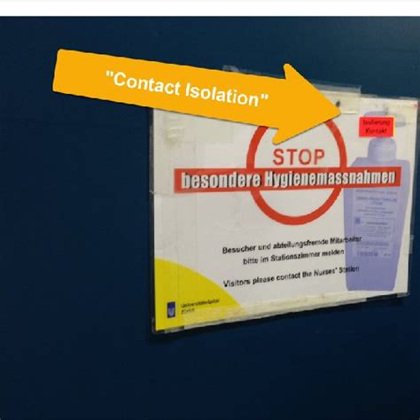 Existing Isolation Signage Intended For Healthcare Providers For All