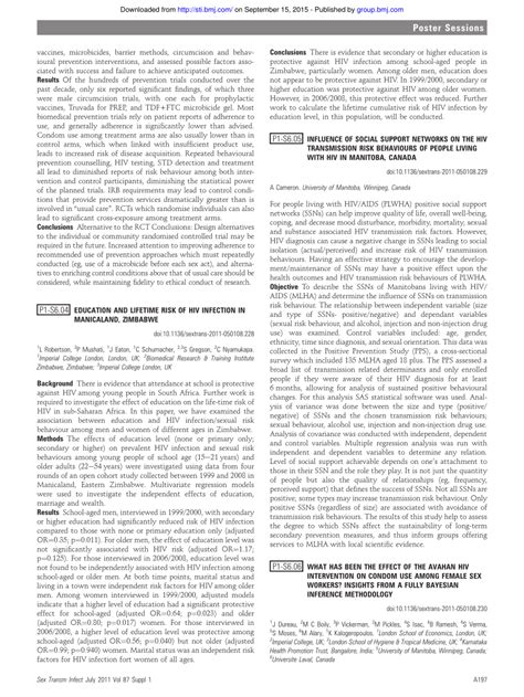 Pdf P1 S6 06 What Has Been The Effect Of The Avahan Hiv Intervention On Condom Use Among