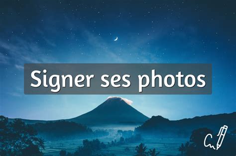 Pourquoi Vous Ne Devez Pas Signer Vos Photos