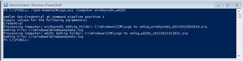 ConfigMgr PowerShell Script To Collect Remote Log Files Anything About IT