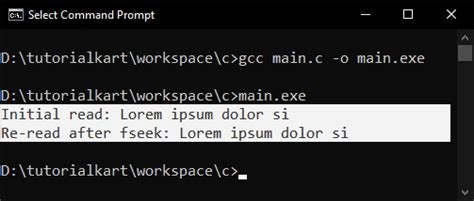 Fseek C Stdio H Syntax Examples