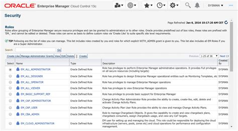 oracle enterprise manager 13c kill session for application