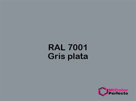 Ral 7001 Gris Plata Ral Classic Micolorperfecto Ral