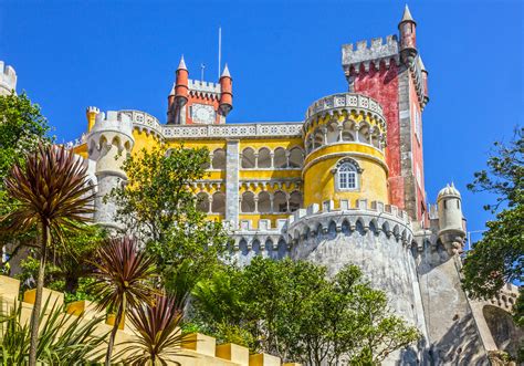Sintra Royal Palaces Day Tour From Lisbon Queluz Palace Pena Palace