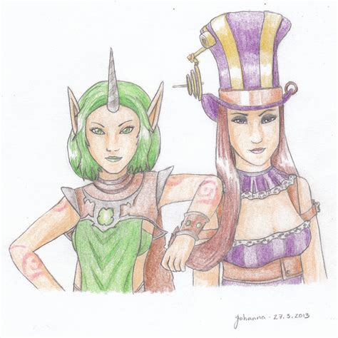 League Of Legends Soraka And Caitlyn By Currentlyloading On Deviantart