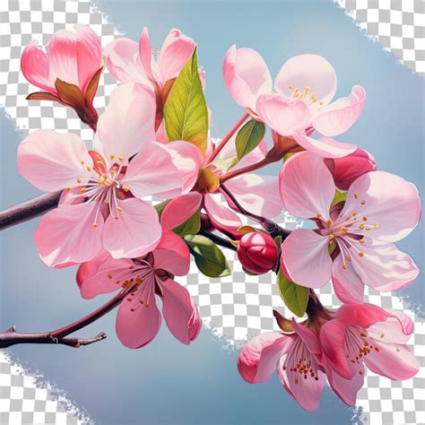 Premium Psd Blossoming Apple Tree