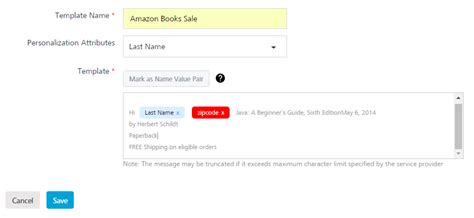 Adding Sms Templates