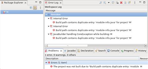 Additional Module Info In A Second Source Folder Breaks Entire Project · Issue 1050 · Eclipse