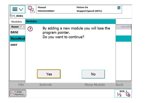 Set Up Standard Interface Communication With ABB RobotWare
