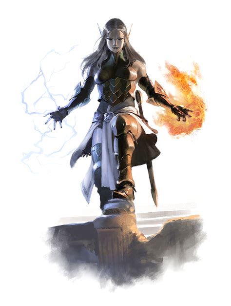 Female Elf Sorcerer Ephere Pathfinder Pfrpg Dnd Dandd 35 5th Ed D20