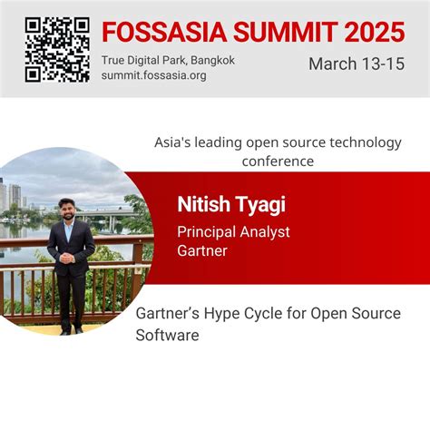 Nitish Tyagi On Linkedin Gartner Fossasia2025 Opensource