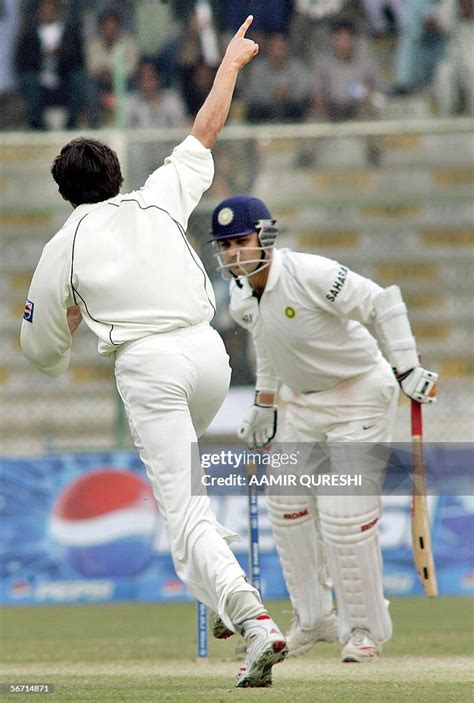Pakistani Cricketer Mohammad Asif Gestures As He Celebrates After News Photo Getty Images