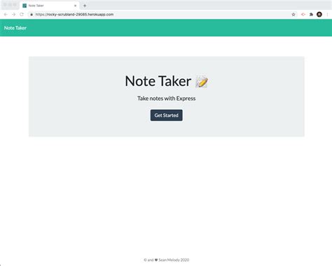 github seanmelody note taker full stack note taking application