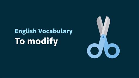 Modifying Synonym