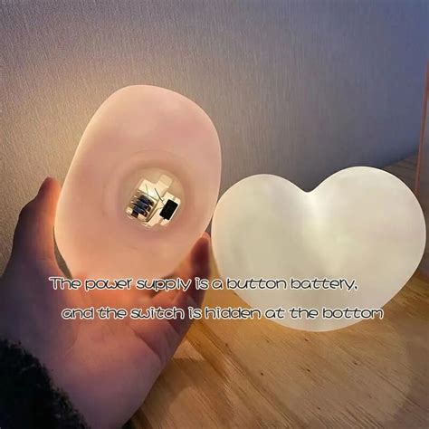 Creative Love Heart Night Light Couple Things Ph