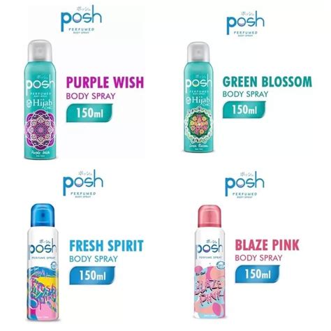 Jual Posh Perfumed Body Spray For Girls 150ml Posh Parfum 150ml