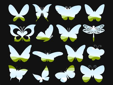 Custom Frames Butterfly Garden Drag And Drop Frames For Crafts Cards