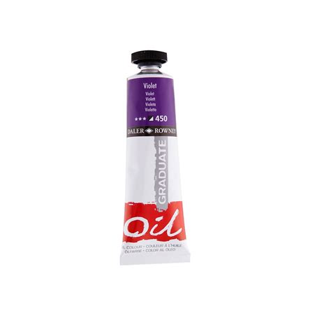 Graduate Yağlı Boya 450 Violet, Daler Rowney Graduate Oil Colour 450 ...