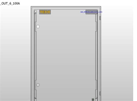 Typical ABB SMDB Panel Incomer Up To 160A 25KA Adjustable Outgoing 6x Up To 100A 18KA Panels