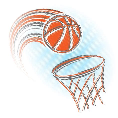 Premium Vector Basket And Ball Scribble