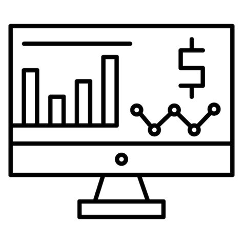 Premium Vector Monitoring Vector Illustration Style