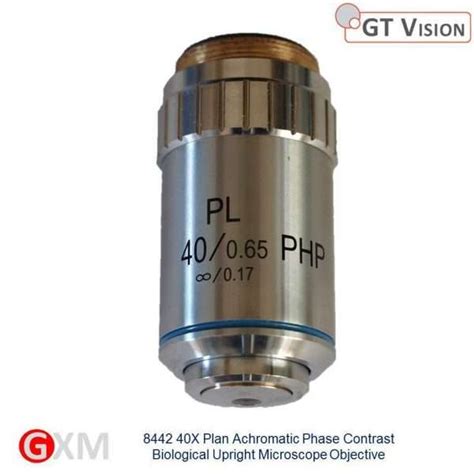 40X Plan Achromatic Infinity Phase Contrast Microscope Objective 8442