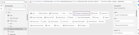 Enabling Completed Tasks To Be Reopened In Dynamics 365 Model Driven