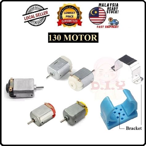 130 Small Dc Motor 3 6v Withwithout Bracket Set For Rc Toy Car Diy