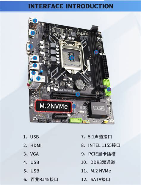 Ea H61m D 主板 Elsa