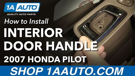 How To Replace Front Interior Door Handle 03 08 Honda Pilot YouTube