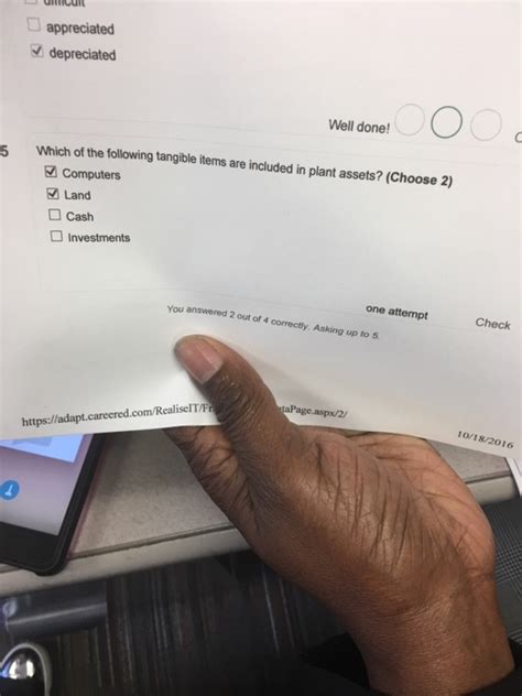 Solved Which Of The Following Tangible Items Are Included In