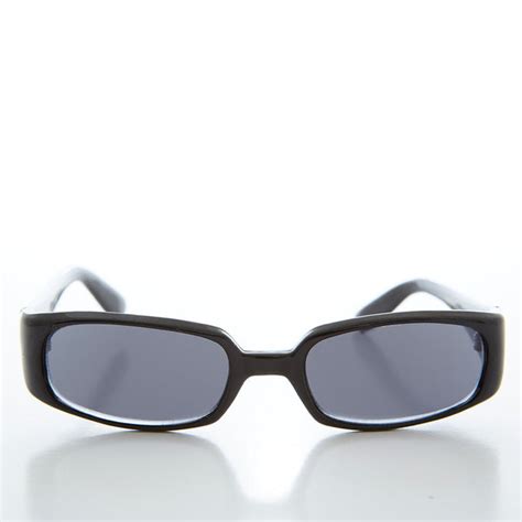 Slim Rectangular 90s Sunglasses Lynch Sunglass Museum