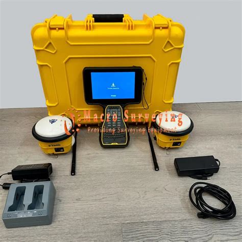 Trimble Dual Sps985 Base Rover Rtk Gnss Gps Tsc7