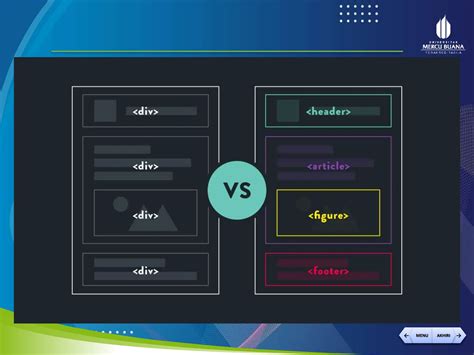 Presentasi Ppt 10 Semantic Elementspptx Web Design And Html Internet
